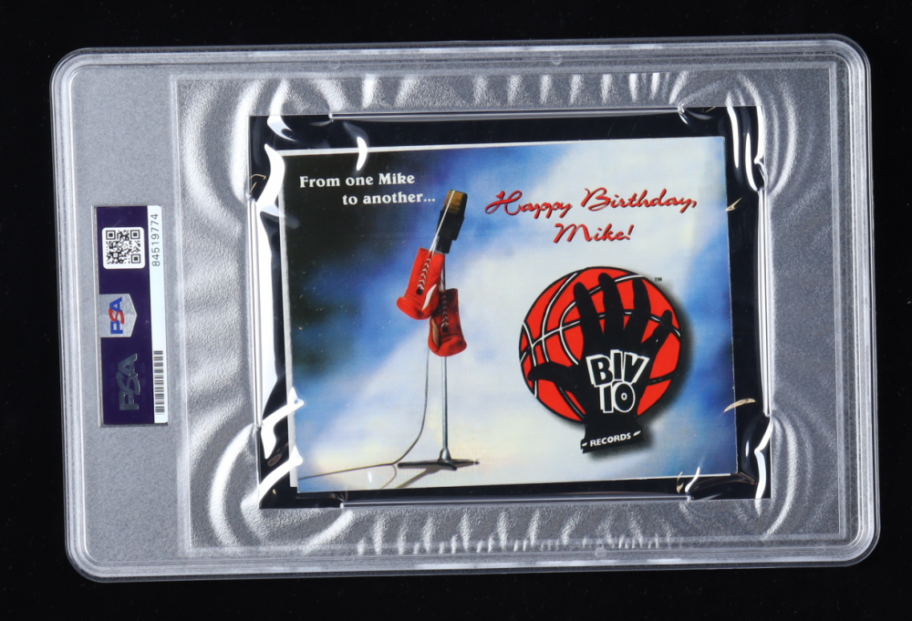 Mike Tyson Signed 1997 "The Sound and The Fury: Holyfield-Tyson II" 5x7 ...