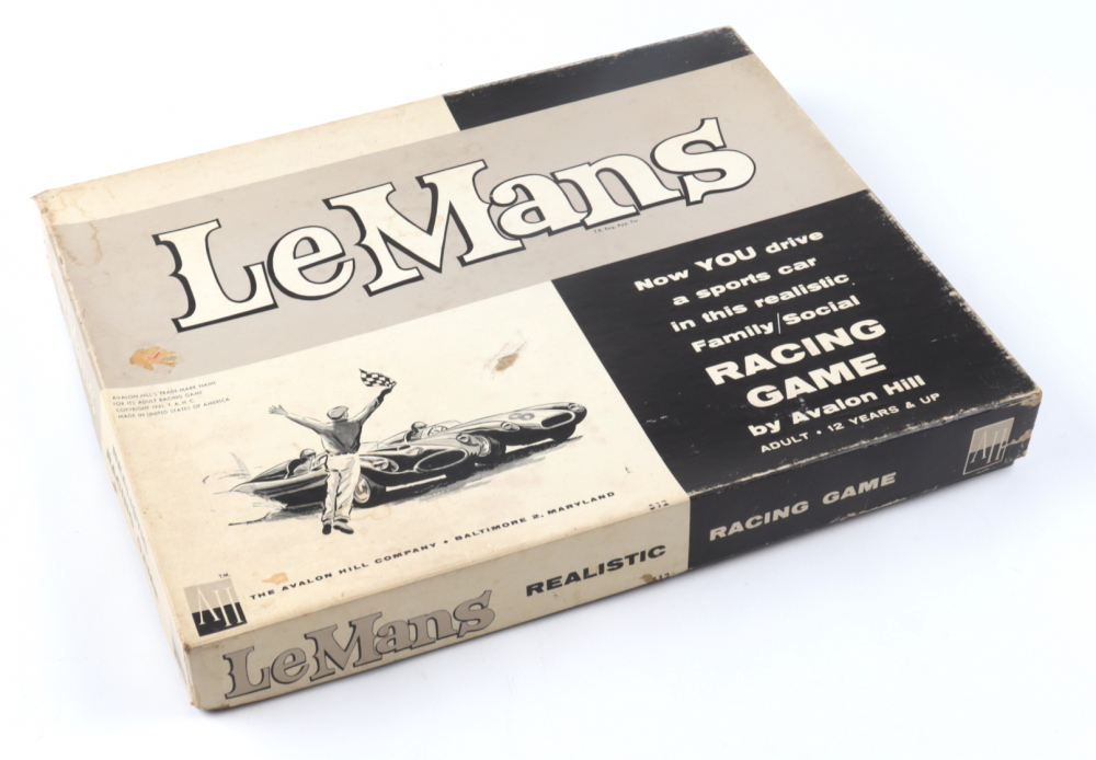 1961 Lemans Racing Board Game with Original Packaging | Pristine Auction