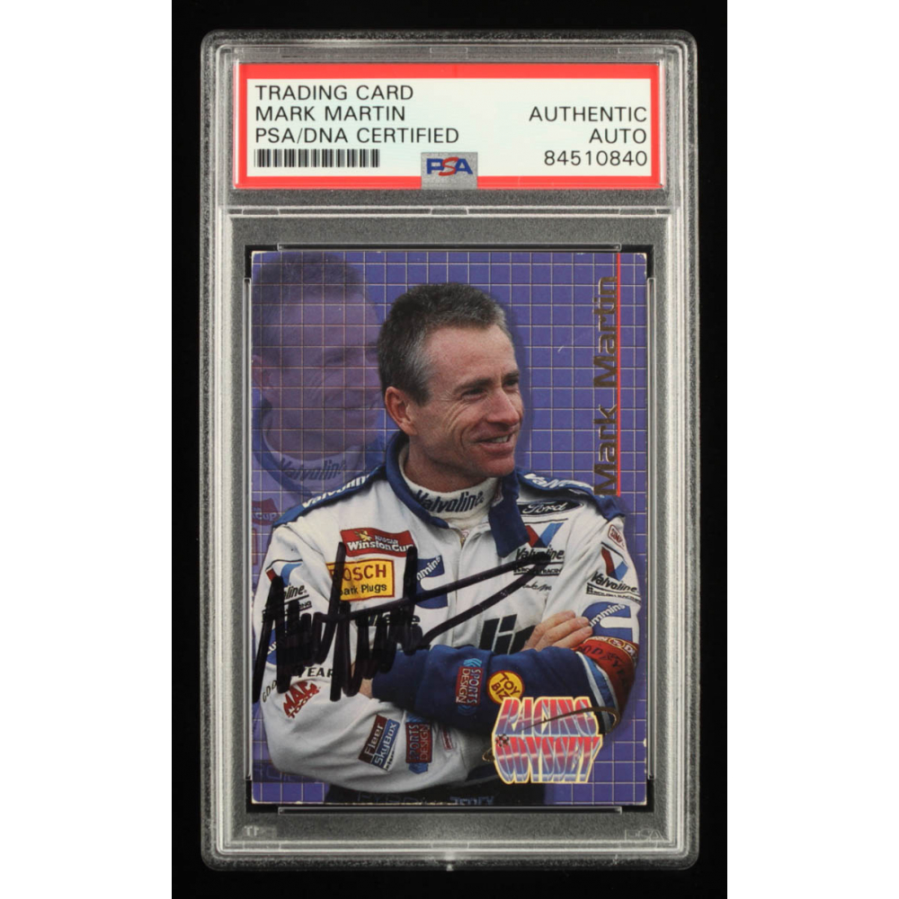 Mark Martin Signed 1996 Maxx Odyssey #6 (PSA) | Pristine Auction