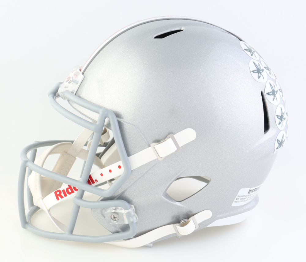 Ohio State Buckeyes Full-Size Speed Helmet Signed by (23) with Tim ...