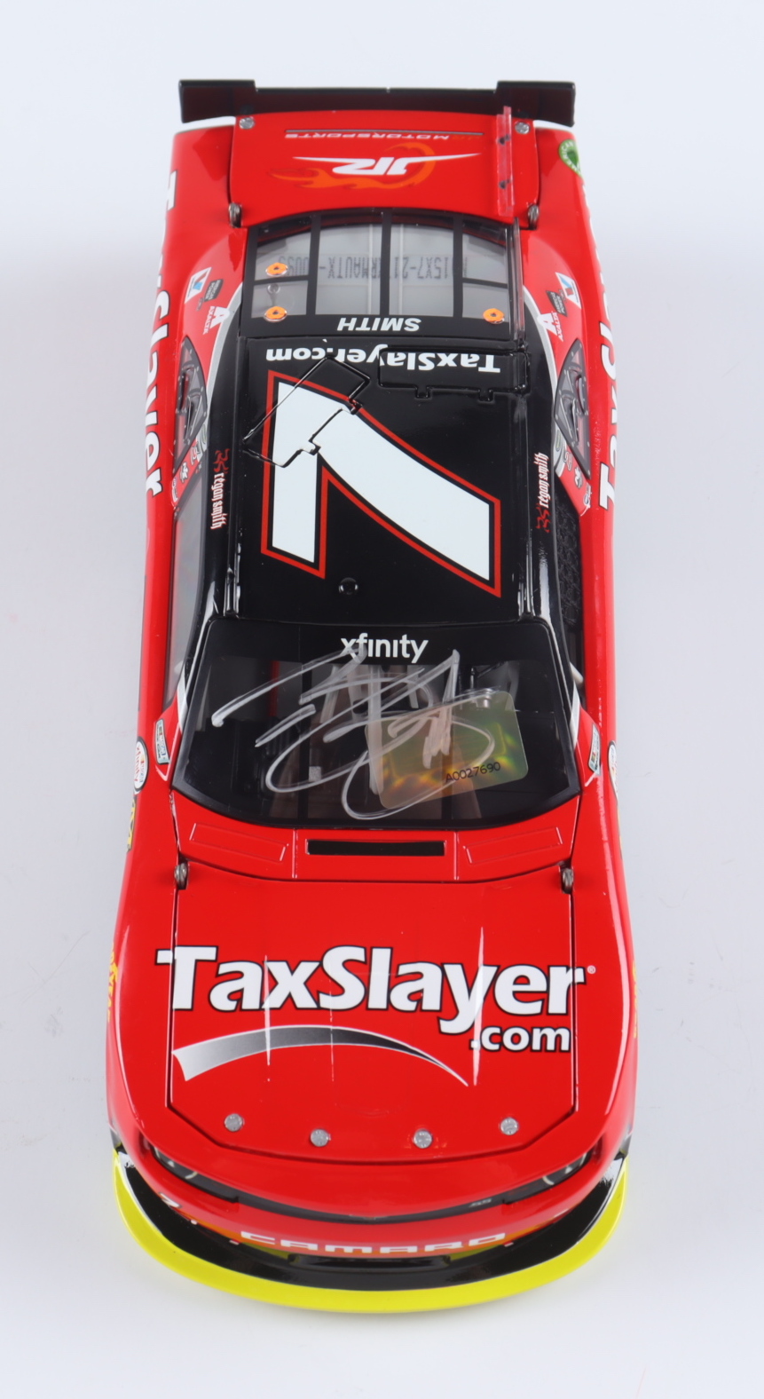 Reagan Smith Signed NASCAR #7 LE TaxSlayer 2015 Camaro - 1:24 Action ...