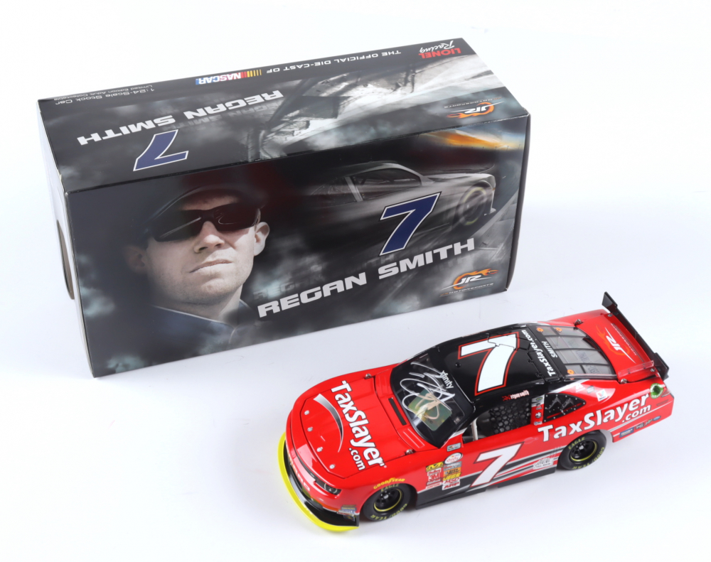 Reagan Smith Signed NASCAR #7 LE TaxSlayer 2015 Camaro - 1:24 Action ...