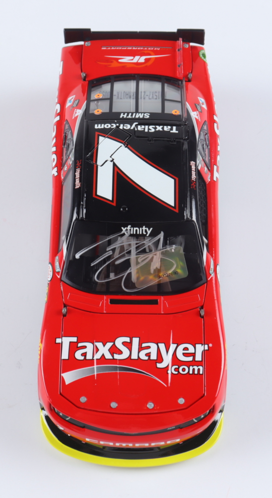Reagan Smith Signed NASCAR #7 LE TaxSlayer 2015 Camaro - 1:24 Action ...