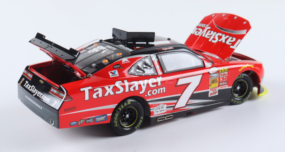 Reagan Smith Signed NASCAR #7 LE TaxSlayer 2015 Camaro - 1:24 Action ...