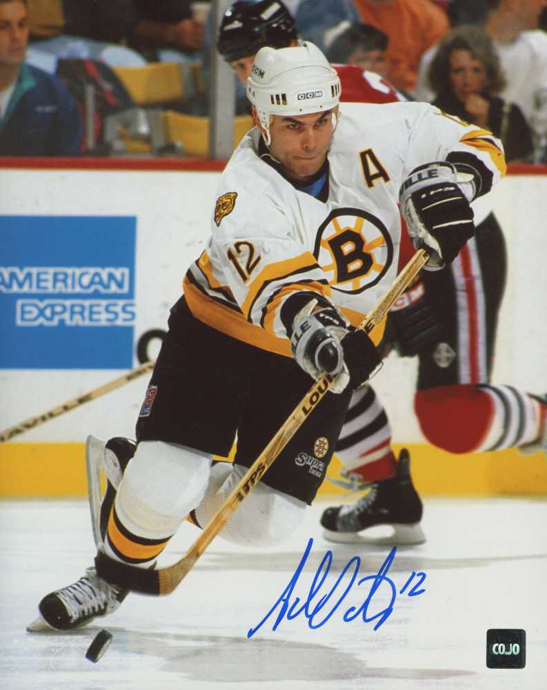 Adam Oates Signed Bruins 8x10 Photo (COJO) | Pristine Auction