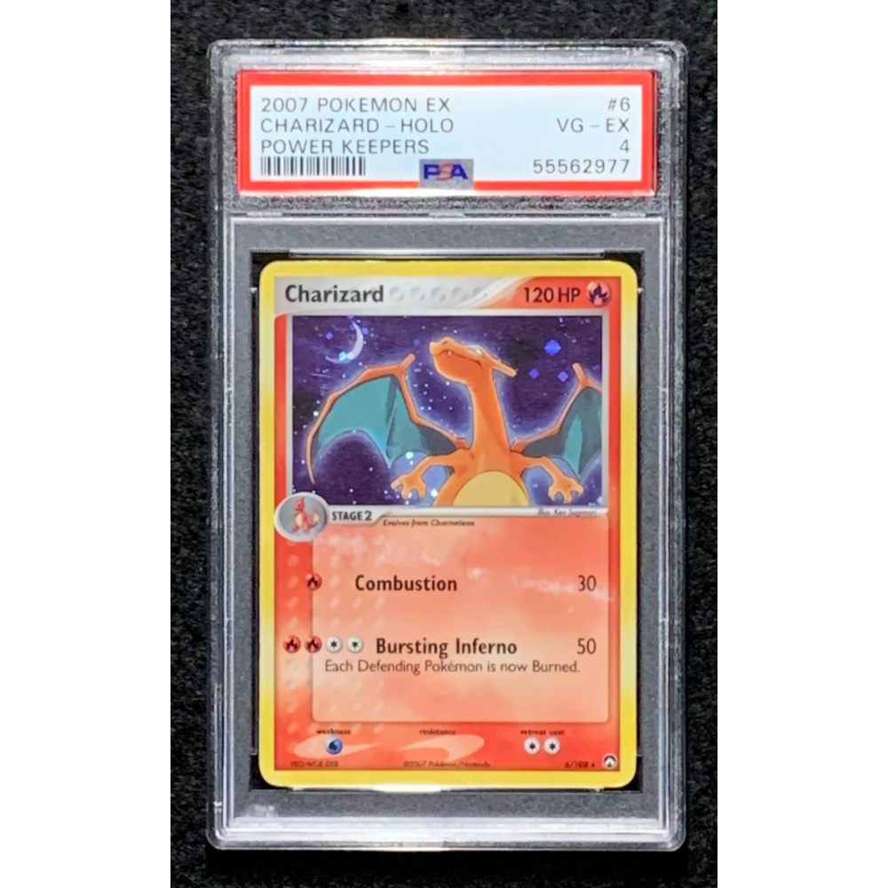 Charizard 2007 Pokemon Ex Power Keepers 6 Holo Psa 4 Pristine Auction