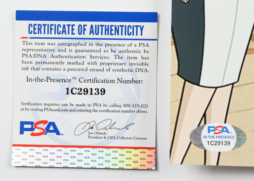 Jeff Bergman Signed "Our Cartoon President" 11x14 Photo Inscribed "Who ...