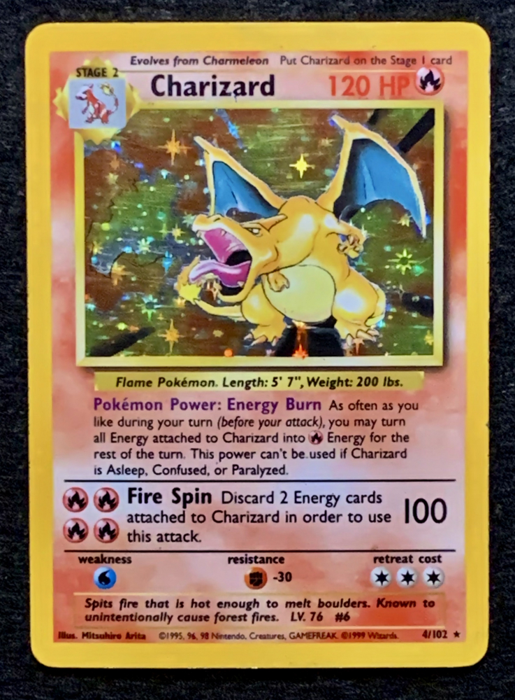 Charizard 1999 Pokemon Base Unlimited #4 Holo | Pristine Auction