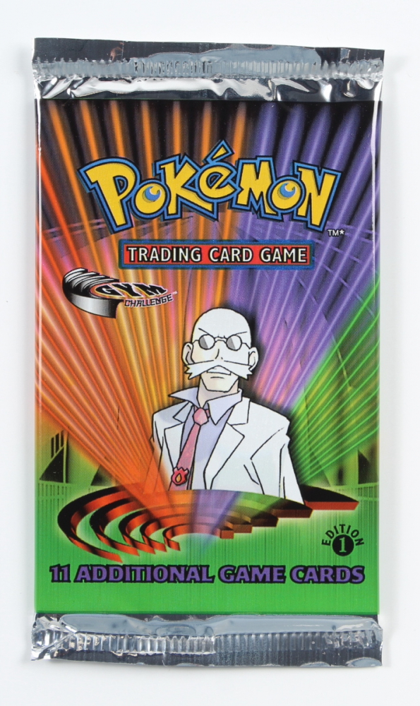 Pokemon Gym Challenge 1st Edition Booster Pack with (11) Cards ...