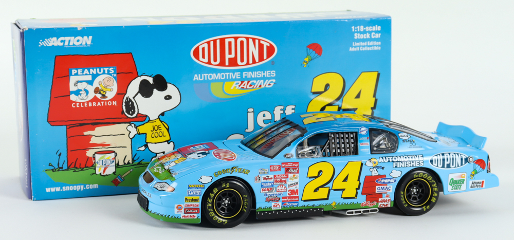 Jeff Gordon LE NASCAR #24 DuPont / Peanuts 2000 Monte Carlo 1:18 Scale ...