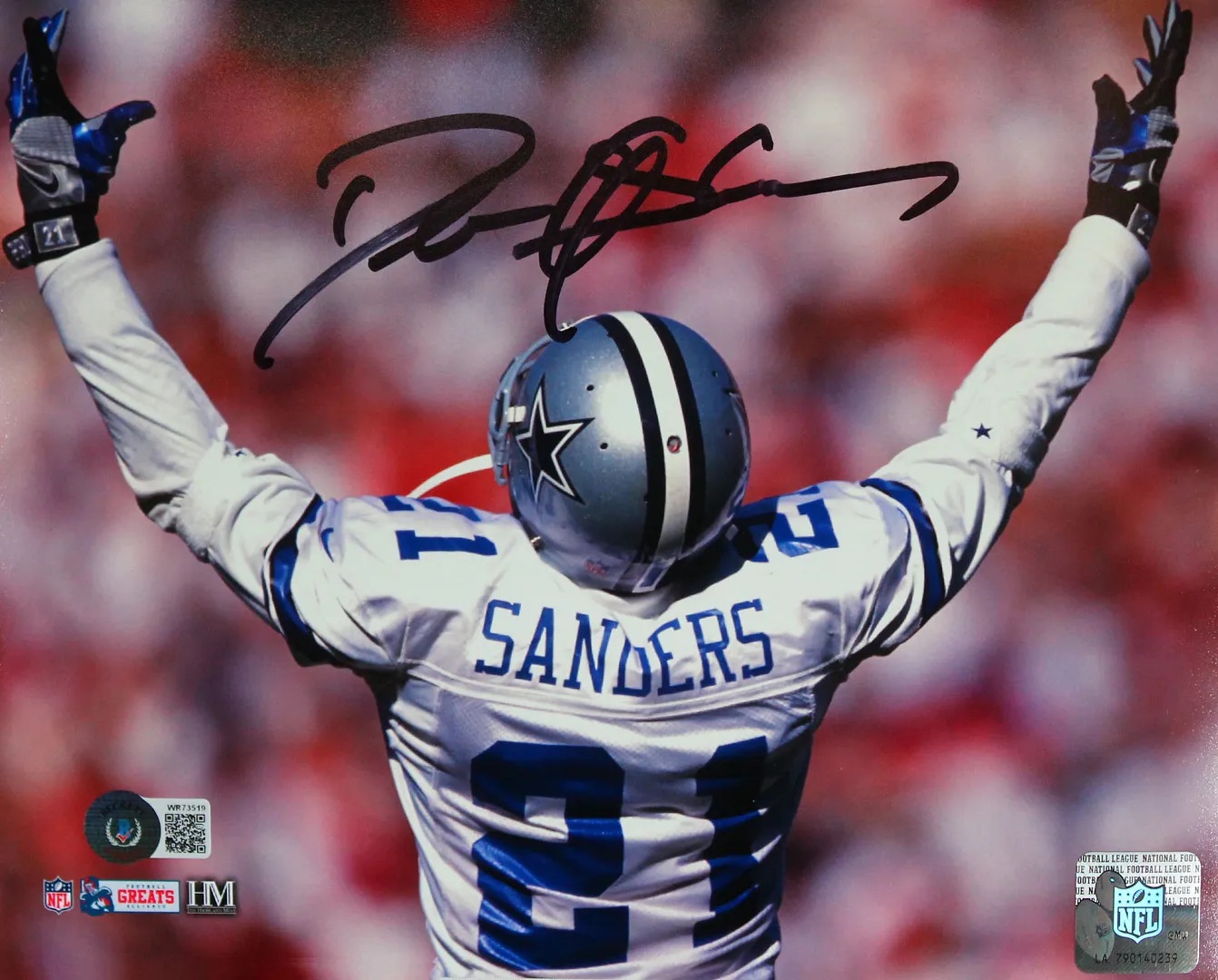Deion Sanders Signed Cowboys 8x10 Photo (Beckett) | Pristine Auction