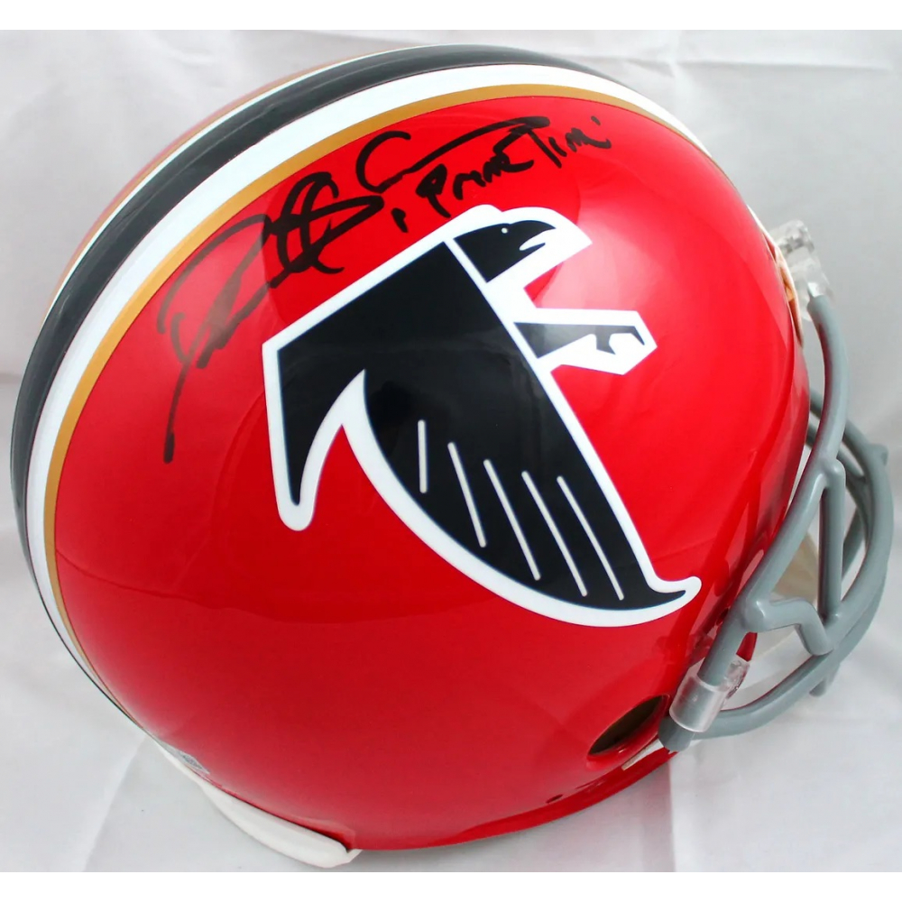 Deion Sanders Signed Falcons Throwback Full-Size Authentic On-Field ...