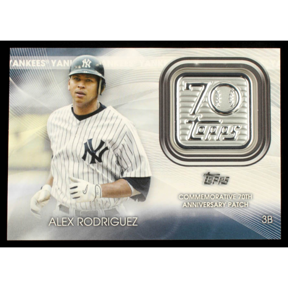 Alex Rodriguez 2021 Topps Update 70th Anniversary Logo Patches #T70PAR ...