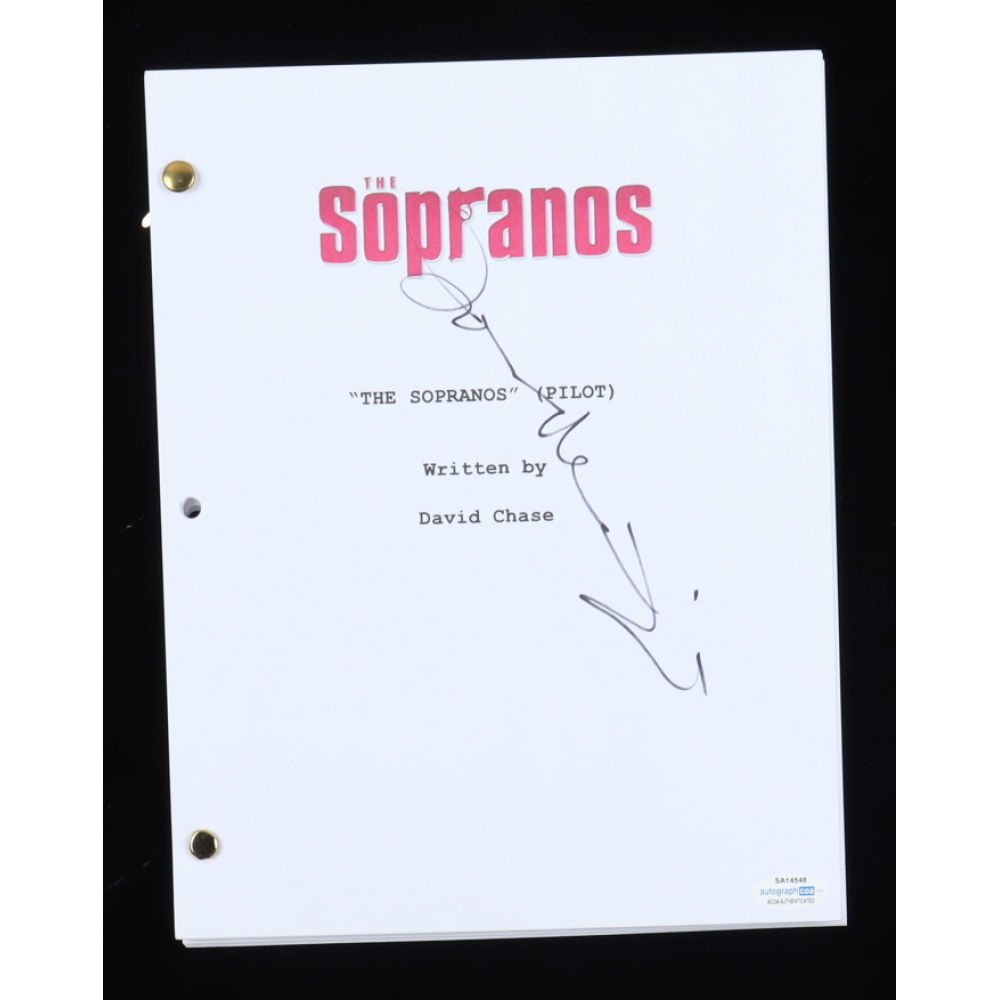 John Ventimiglia Signed "The Sopranos: Pilot" Episode Script ...