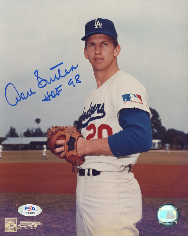 Ron Santo Signed Cubs 8x10 Photo inscribed "HOF 98" (PSA) | Pristine ...