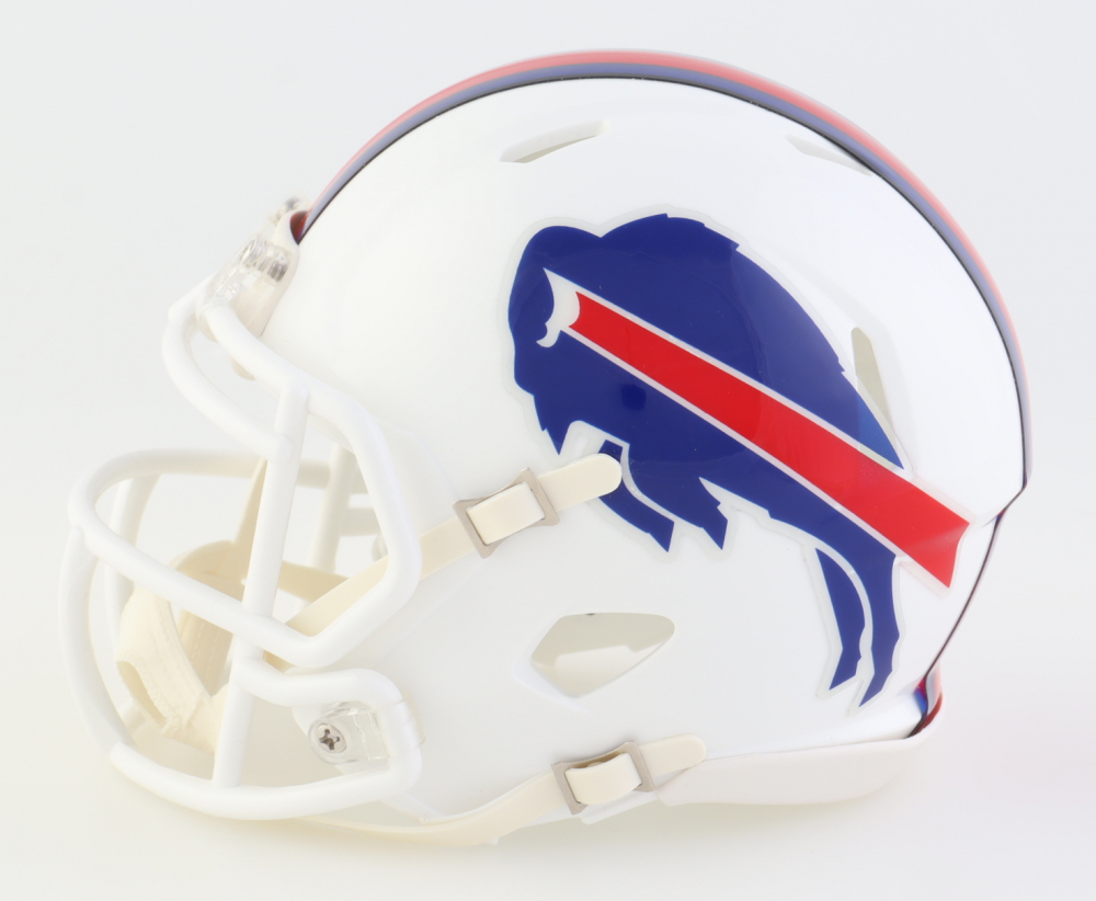 Tyler Bass Signed Bills Speed Mini Helmet (TSE) | Pristine Auction