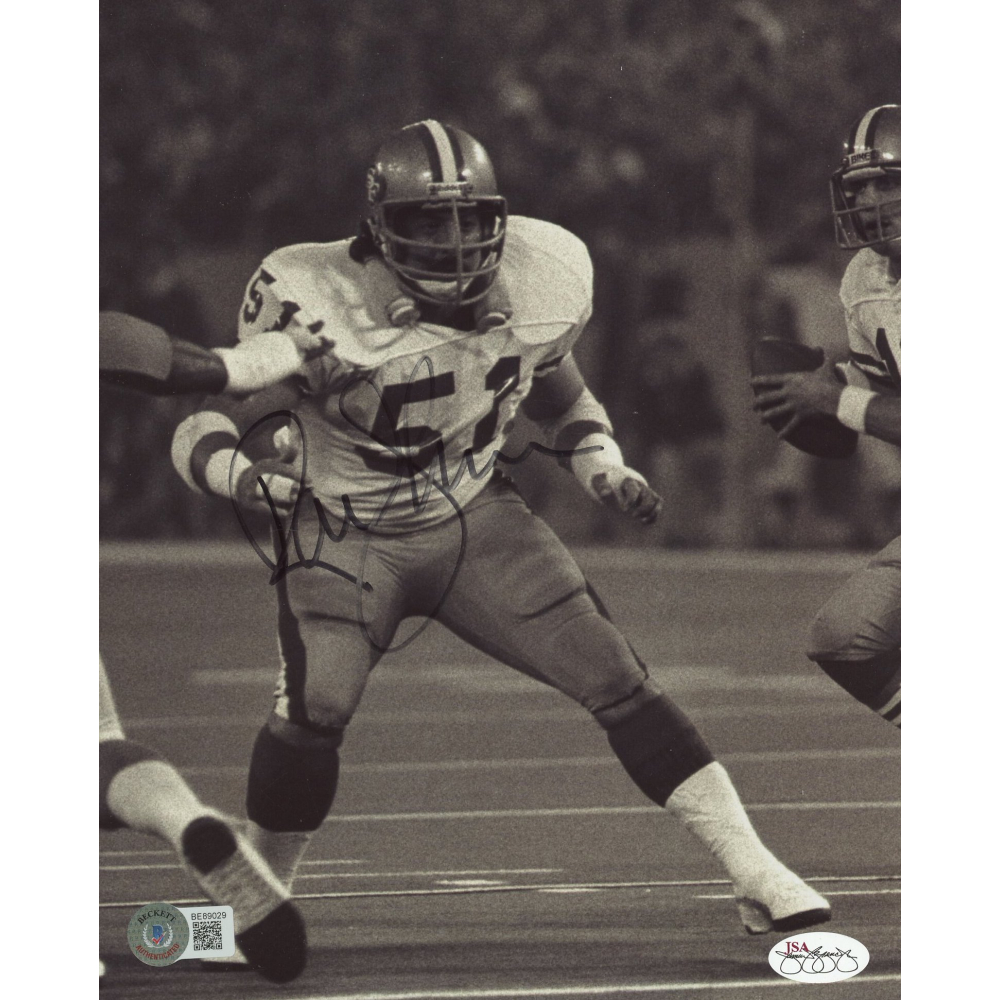 Randy Cross Signed 49ers 8x10 Photo (Beckett & JSA) | Pristine Auction