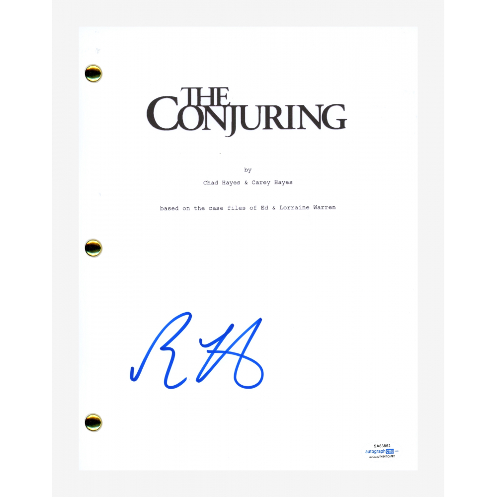 Ron Livingston Signed "The Conjuring" Movie Script (AutographCOA ...
