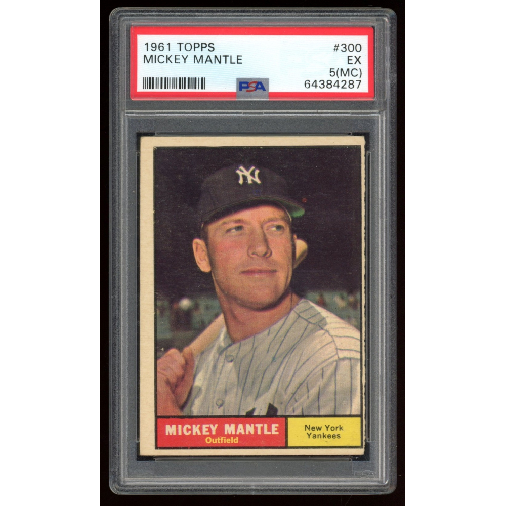 Mickey Mantle 1961 Topps #300 (PSA 5) (MC) | Pristine Auction