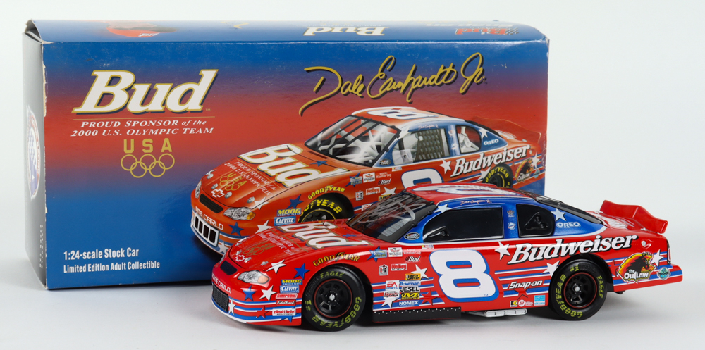 Dale Earnhardt Jr. Signed NASCAR #8 Budweiser / U.S. Olympic Team 2000 ...