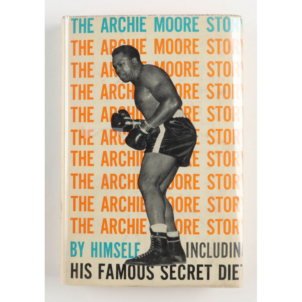 Archie Moore Signed "The Archie Moore Story" Hardcover Book with ...