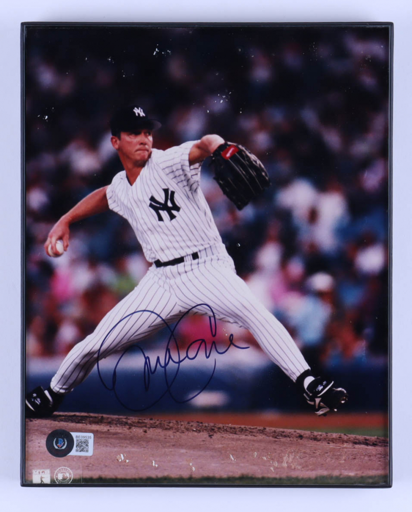 David Cone Signed Yankees 8x10 Custom Framed Photo (Beckett) | Pristine ...