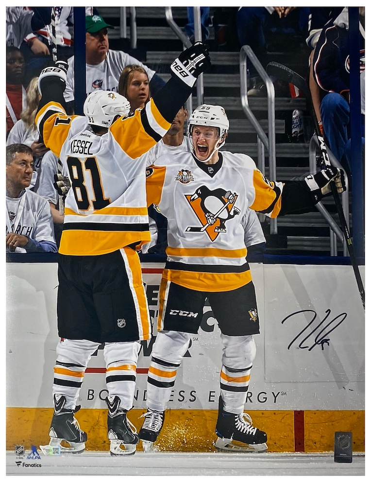 Jake Guentzel Signed Penguins 16x20 Photo (Fanatics) | Pristine Auction