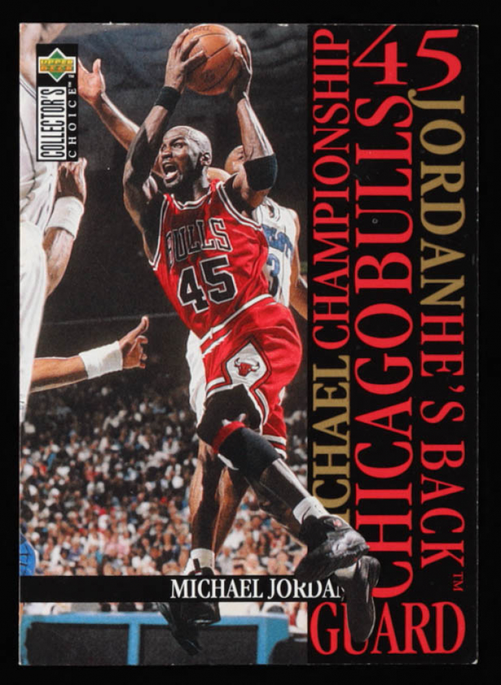 Michael Jordan 1995-96 Collector's Choice Jordan He's Back #M4 ...