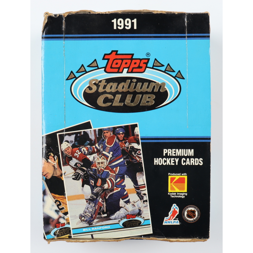 1991 Topps Stadium Club Hockey Box with (36) Packs | Pristine Auction