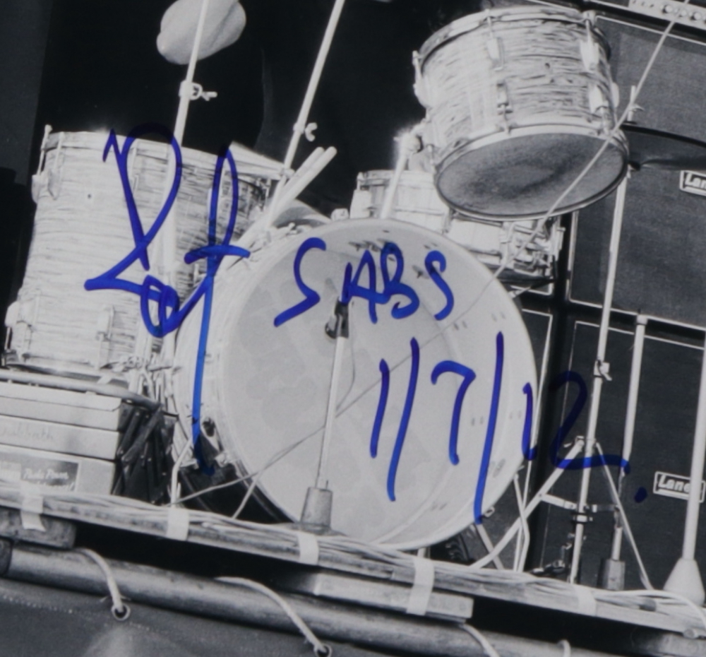Bill Ward Signed Black Sabbath 11x14 Photo Inscribed "1/17/12" & "Sabs ...