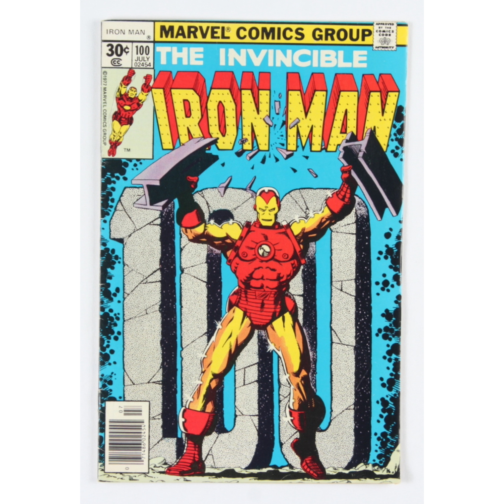 1977 "Iron Man" Issue #100 Marvel Comic Book | Pristine Auction