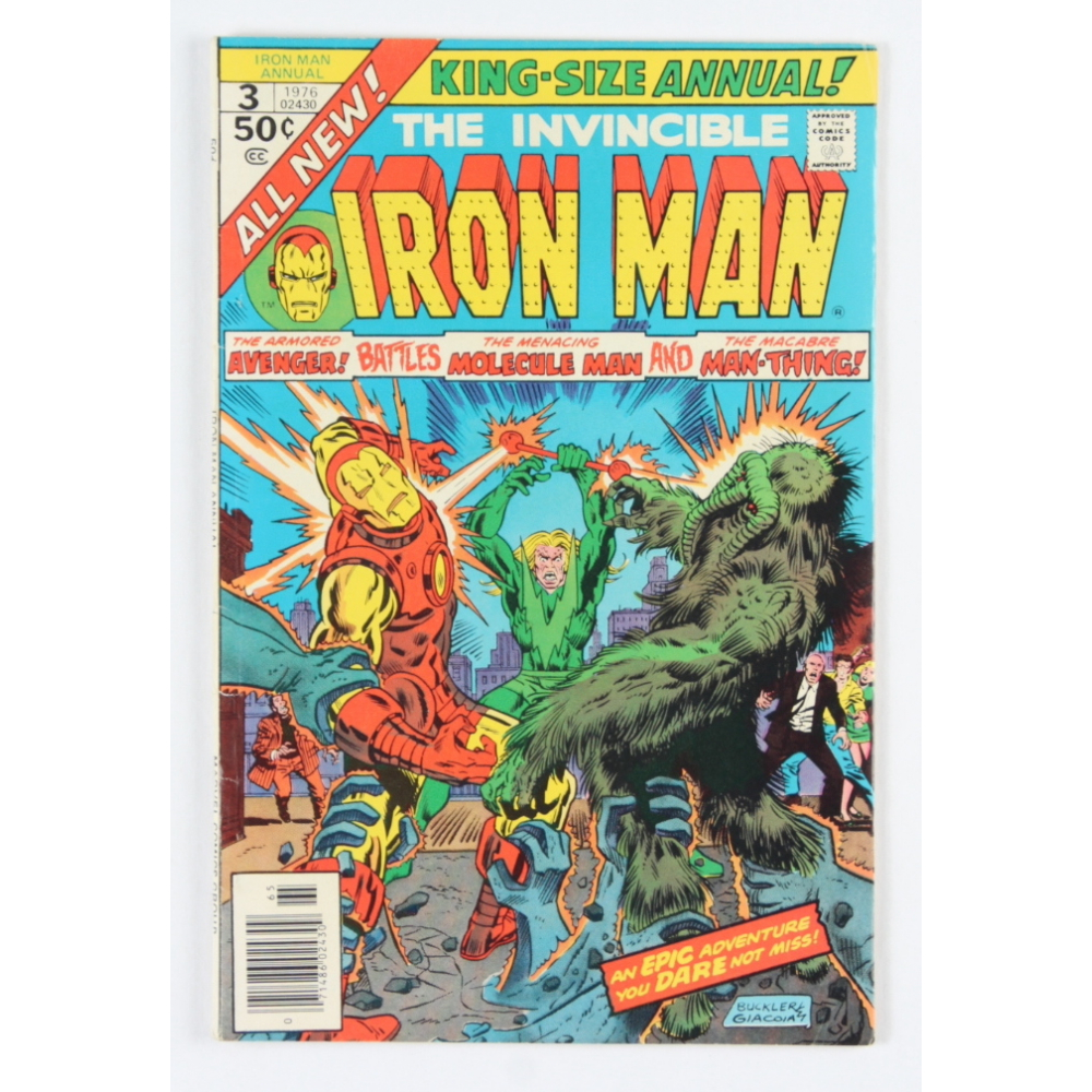1976 "Iron Man" Issue #3 Marvel Comic Book | Pristine Auction