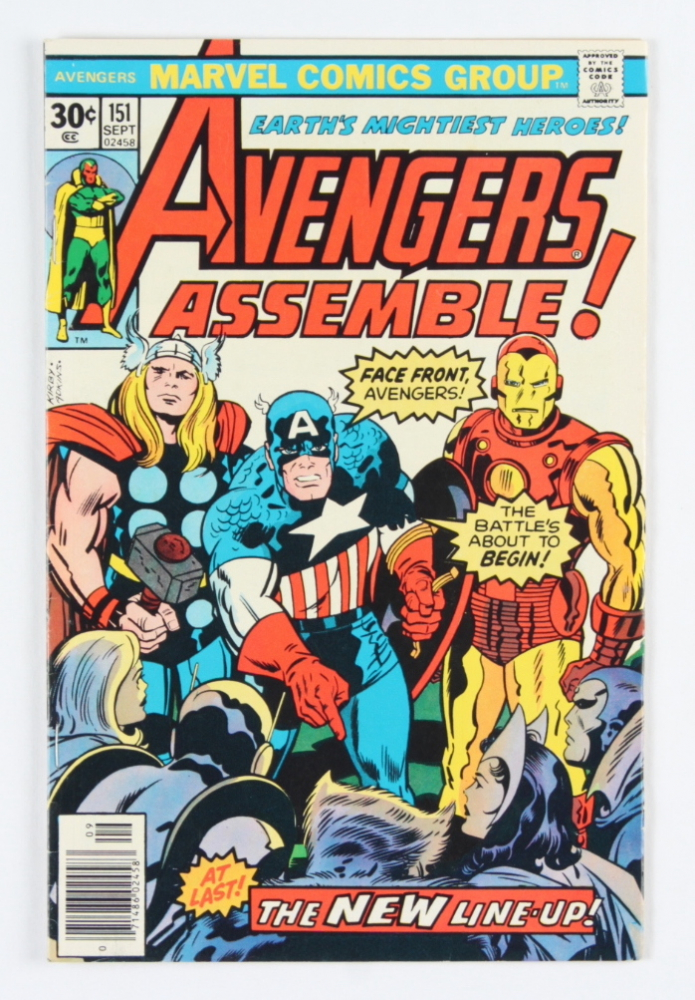 1976 "The Avengers" Issue #151 Marvel Comic Book | Pristine Auction