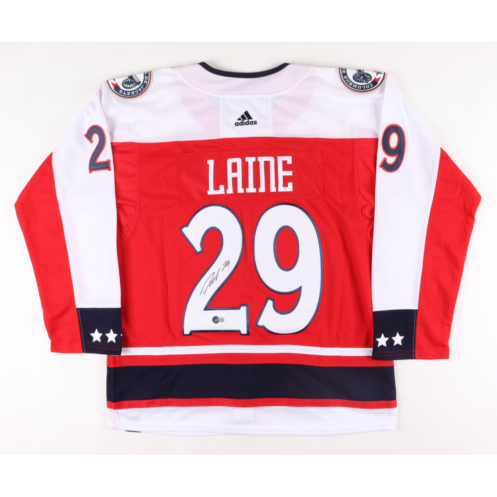 Patrik Laine Signed Blue Jackets Jersey (Beckett) | Pristine Auction