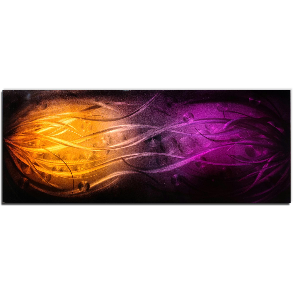 Carlos Jacobs - "Contact 48" - 19x48 Painted Metal Art | Pristine Auction