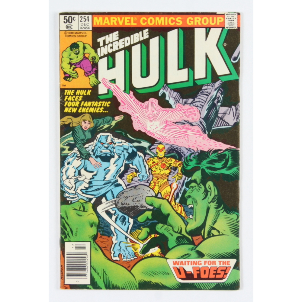 1980 "The Incredible Hulk" Issue #254 Marvel Comic Book | Pristine Auction