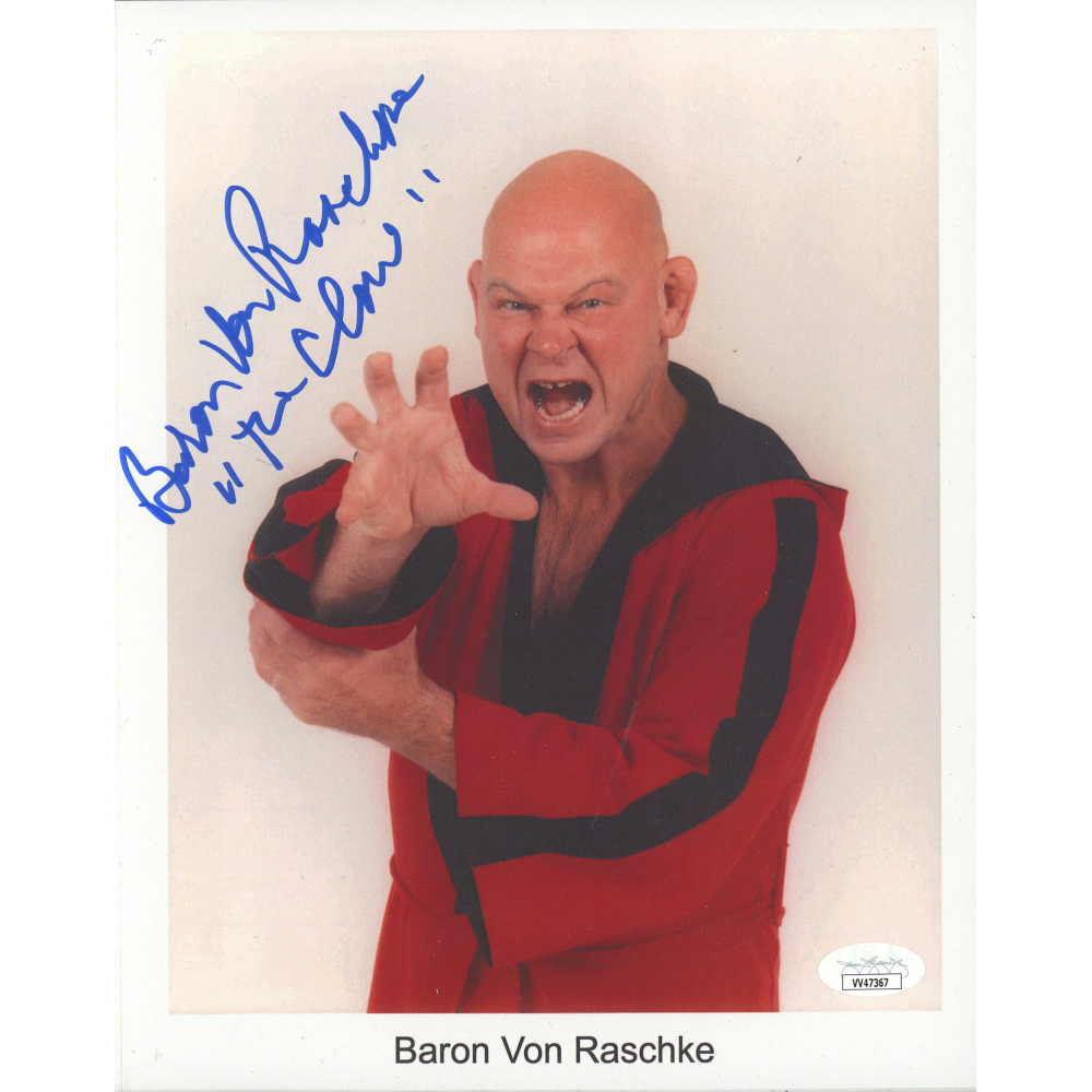 Baron von Raschke Signed 8x10 Photo Inscribed "The Claw" (JSA ...