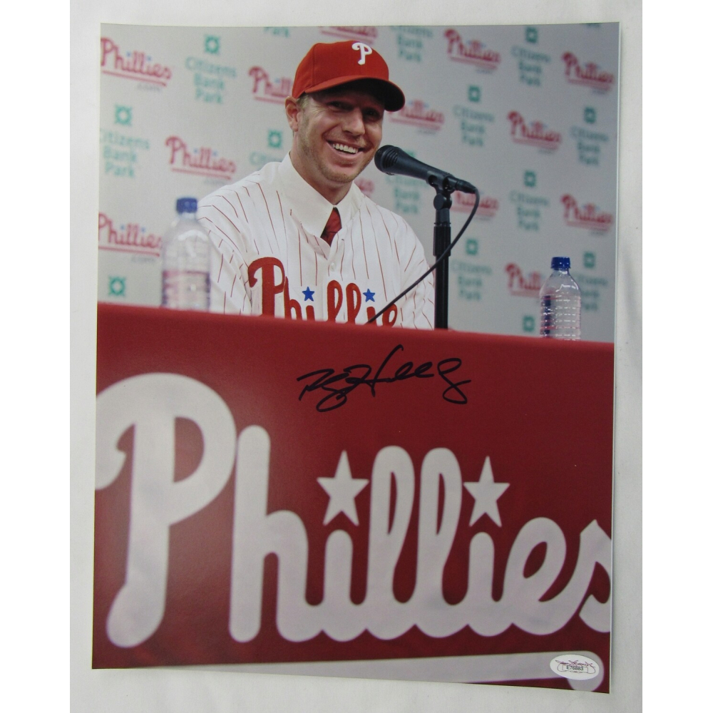 Roy Halladay Signed Phillies 11x14 Photo (JSA) | Pristine Auction