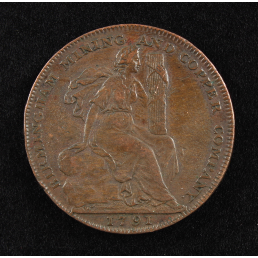 1791 Great Britain Conder Token Colonial Copper Coin | Pristine Auction