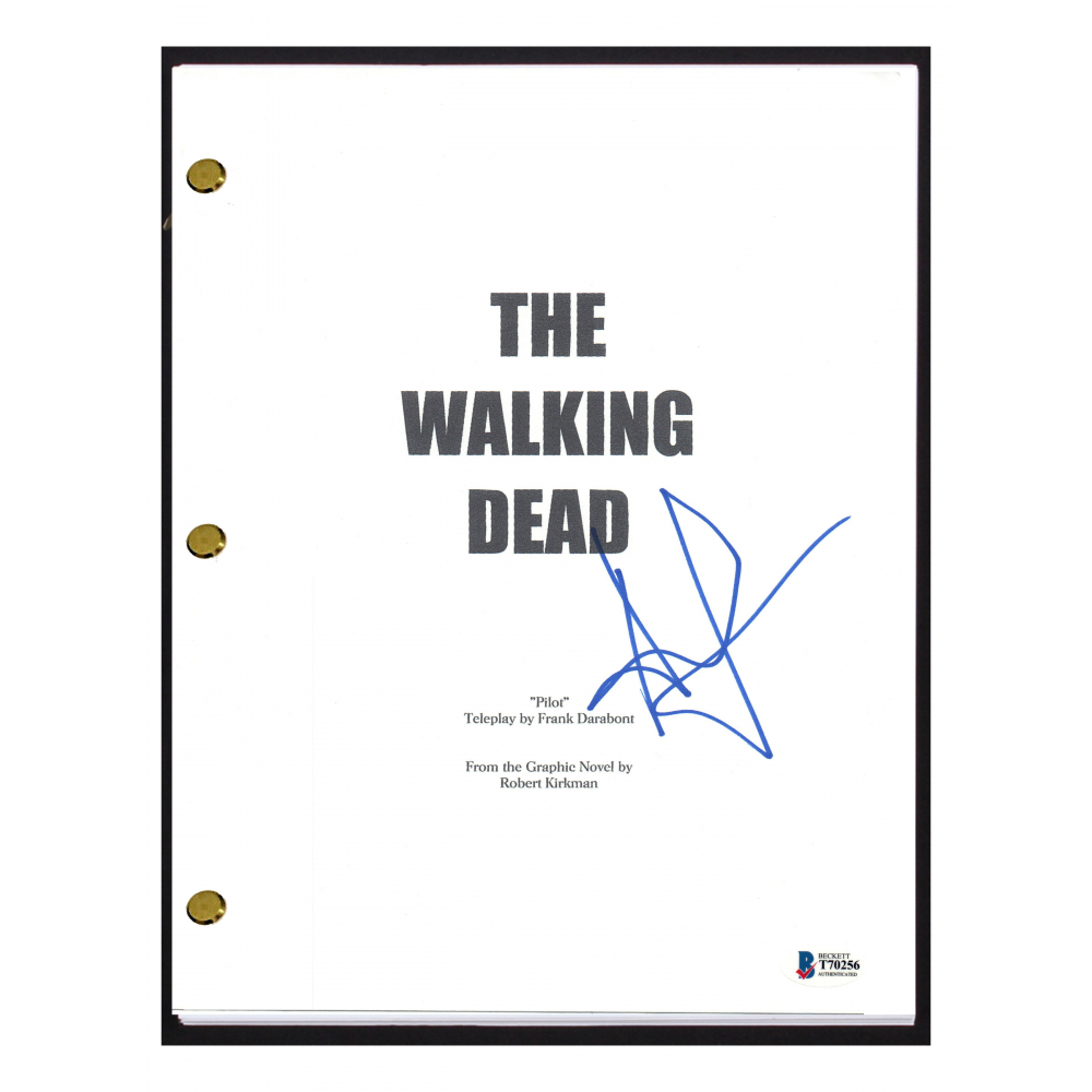 Andrew Lincoln Signed "The Walking Dead" Pilot Episode Script (Beckett ...