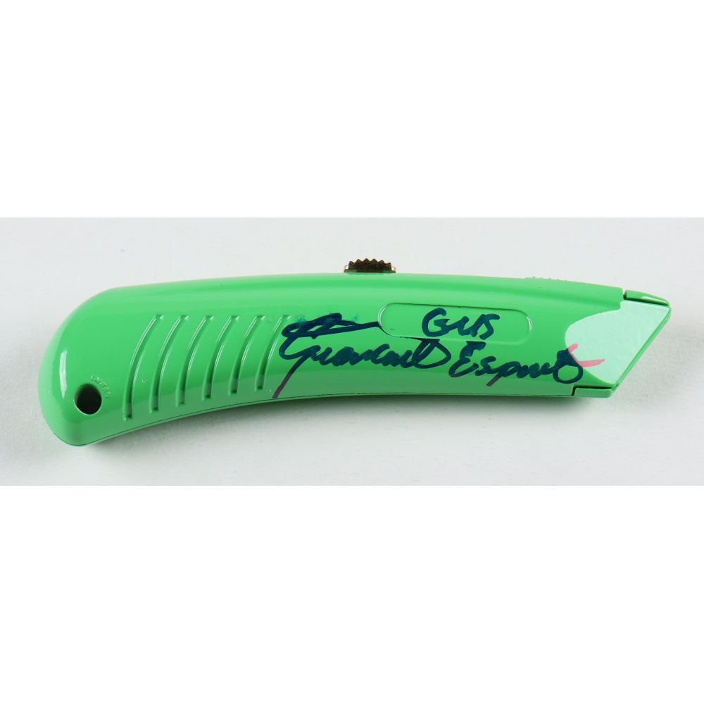 Giancarlo Esposito Signed "Breaking Bad" Box Cutter Inscribed "Gus ...
