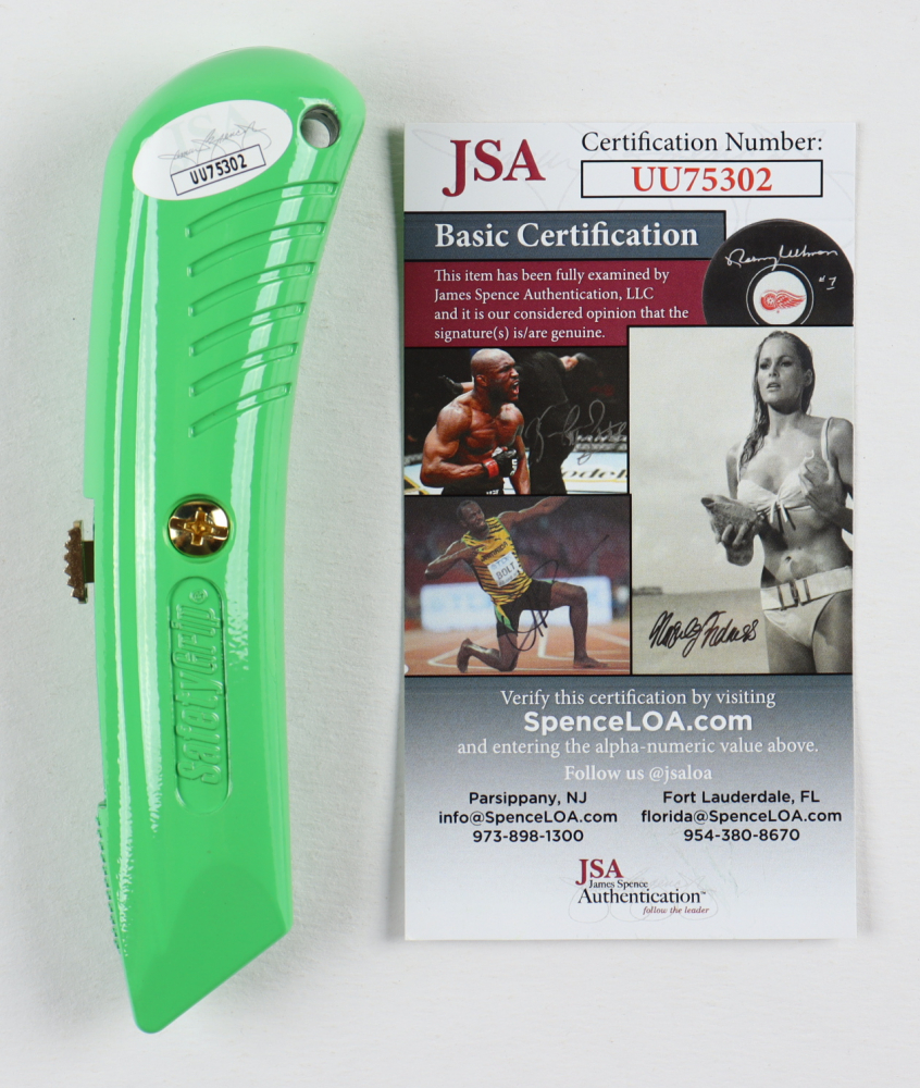 Giancarlo Esposito Signed "Breaking Bad" Box Cutter Inscribed "Gus ...