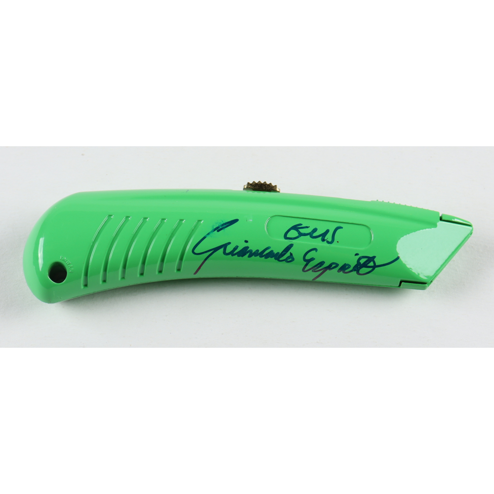 Giancarlo Esposito Signed "Breaking Bad" Box Cutter Inscribed "Gus ...