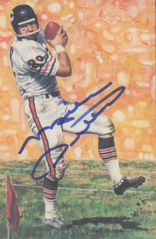 Mike Ditka Signed Bears LE Hall of Fame 4x6 Postcard (PSA) | Pristine ...