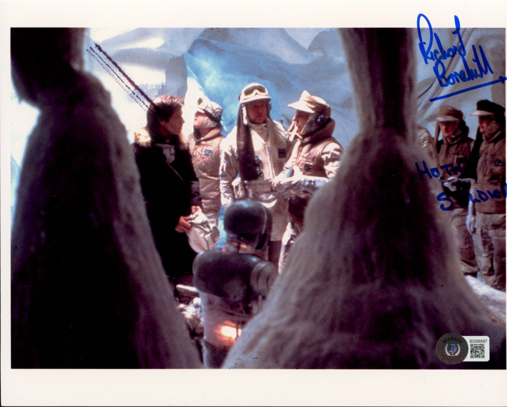 Richard Bonehill Signed "Star Wars: The Empire Strikes Back" 8x10 Photo ...