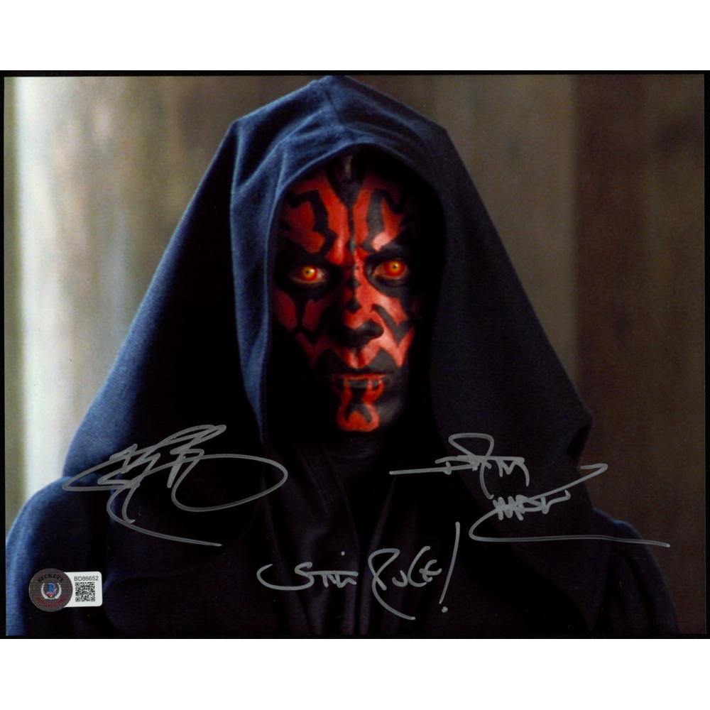 Ray Park Signed "Star Wars: Episode I - The Phantom Menace" 8x10 Photo ...
