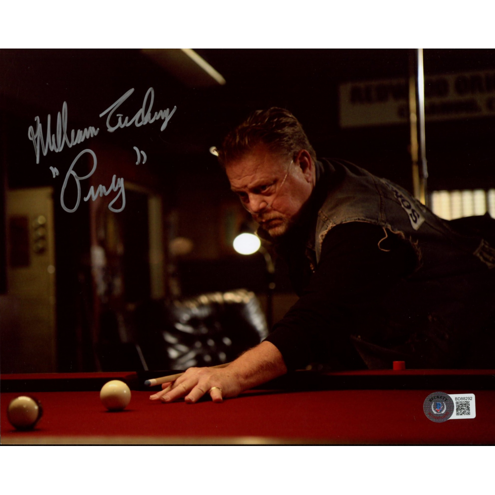 William Lucking Signed "Sons of Anarchy" 8x10 Photo Inscribed "Piney ...