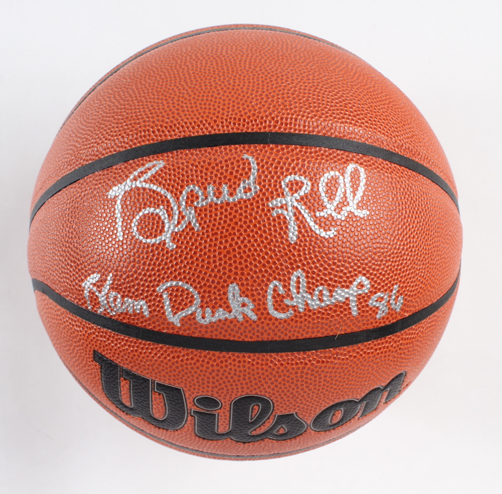Spud Webb Signed NBA Basketball Inscribed "Slam Dunk Champ 86" (PSA ...