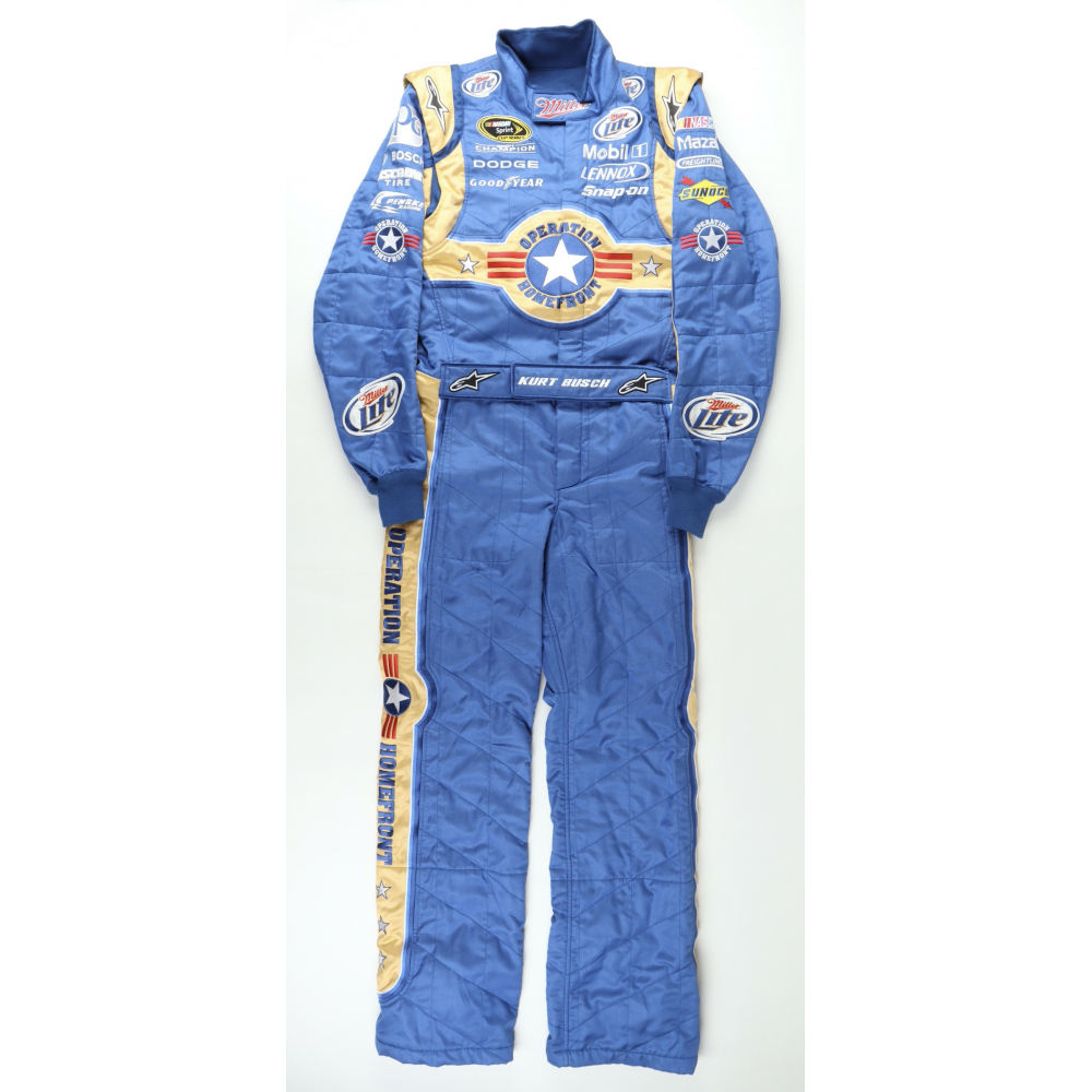 Kurt Busch Race-Used 2010 NASCAR Cup Series Miller Lite Operation ...