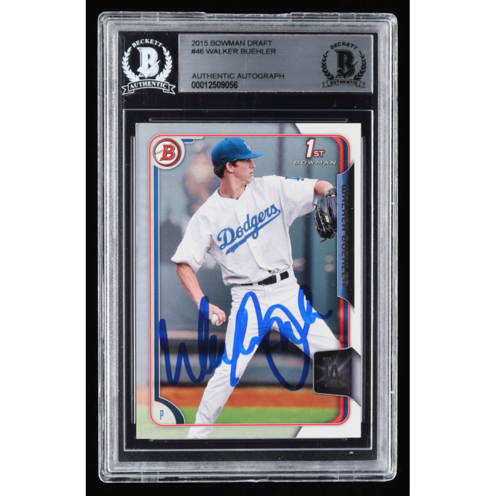 Walker Buehler Signed 2015 Bowman Draft #46 RC (BGS) | Pristine Auction